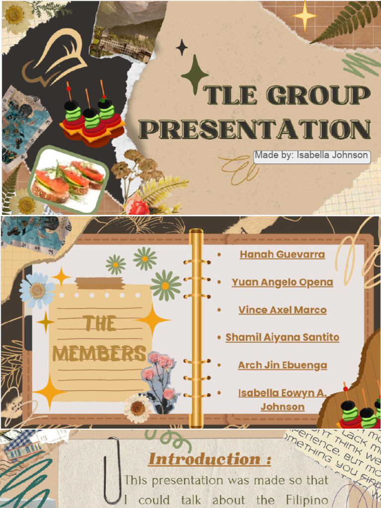 Tle Presentation - Johnson | PDF