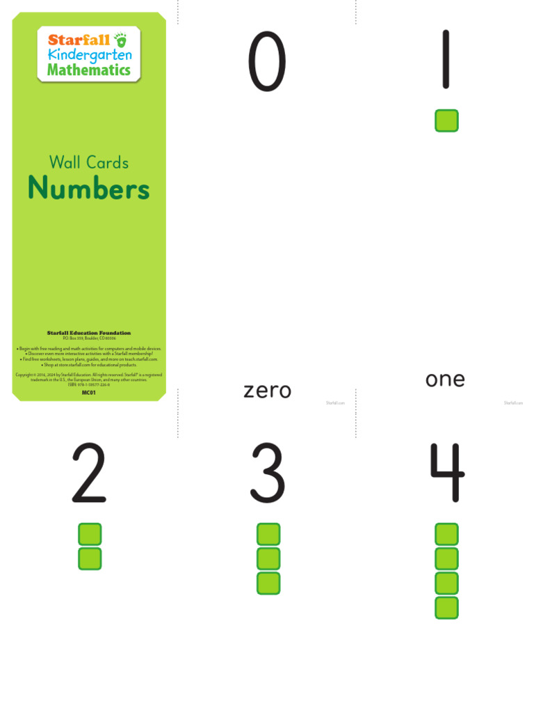 mc01 - Wall Number Cards | PDF