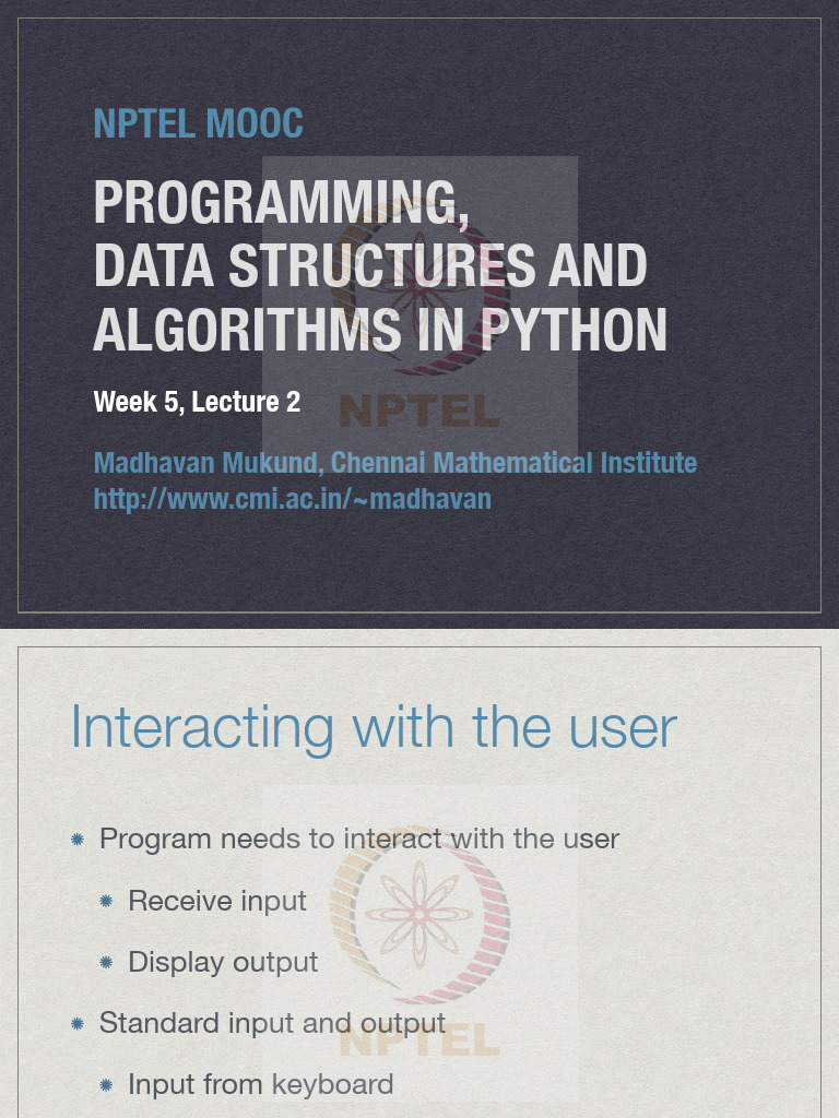Python Week5 Lecture2 Handout | PDF