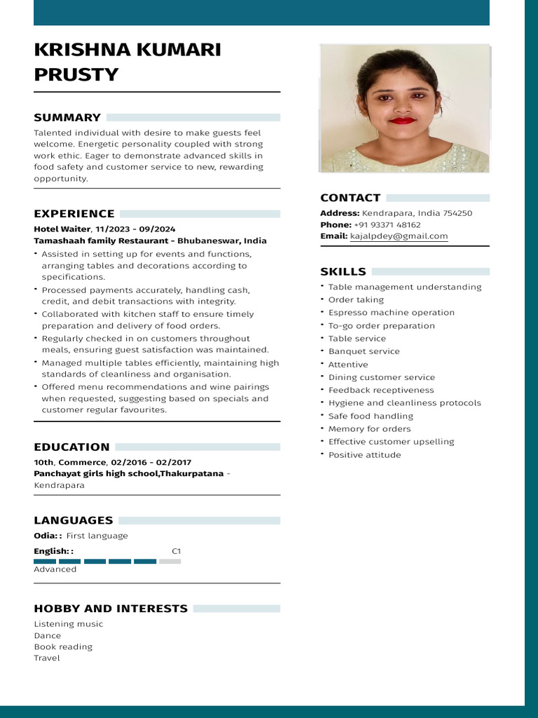 Finalise CV - LiveCareer | PDF