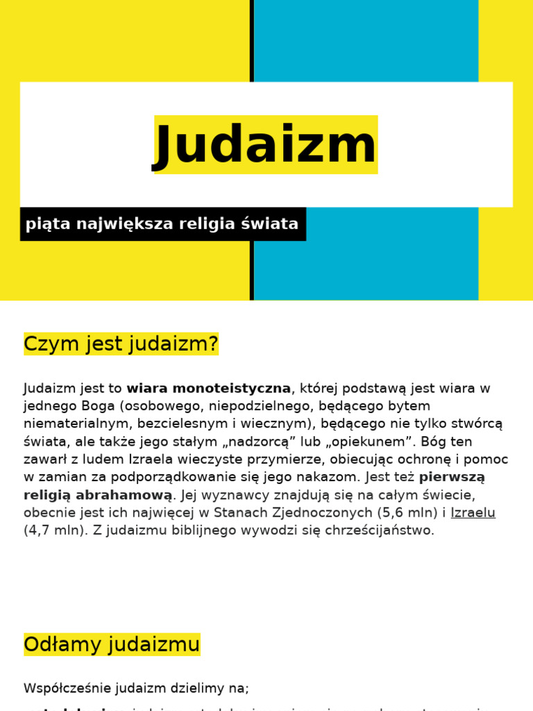 Judaizm | PDF