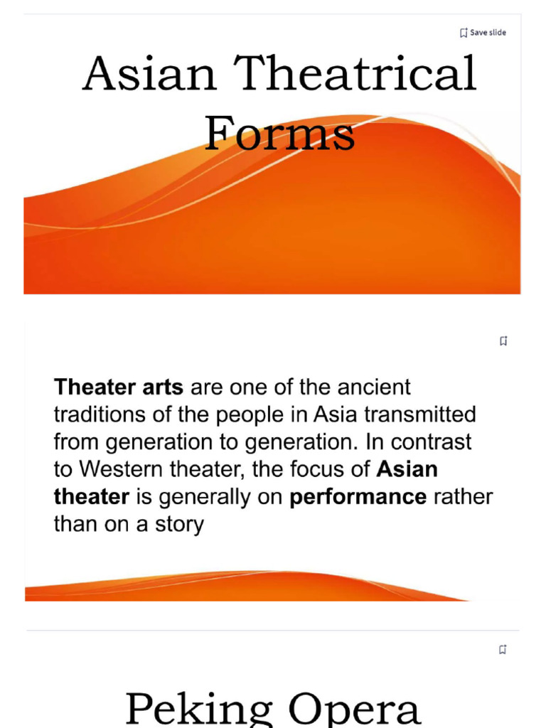 Asian Theater | PDF