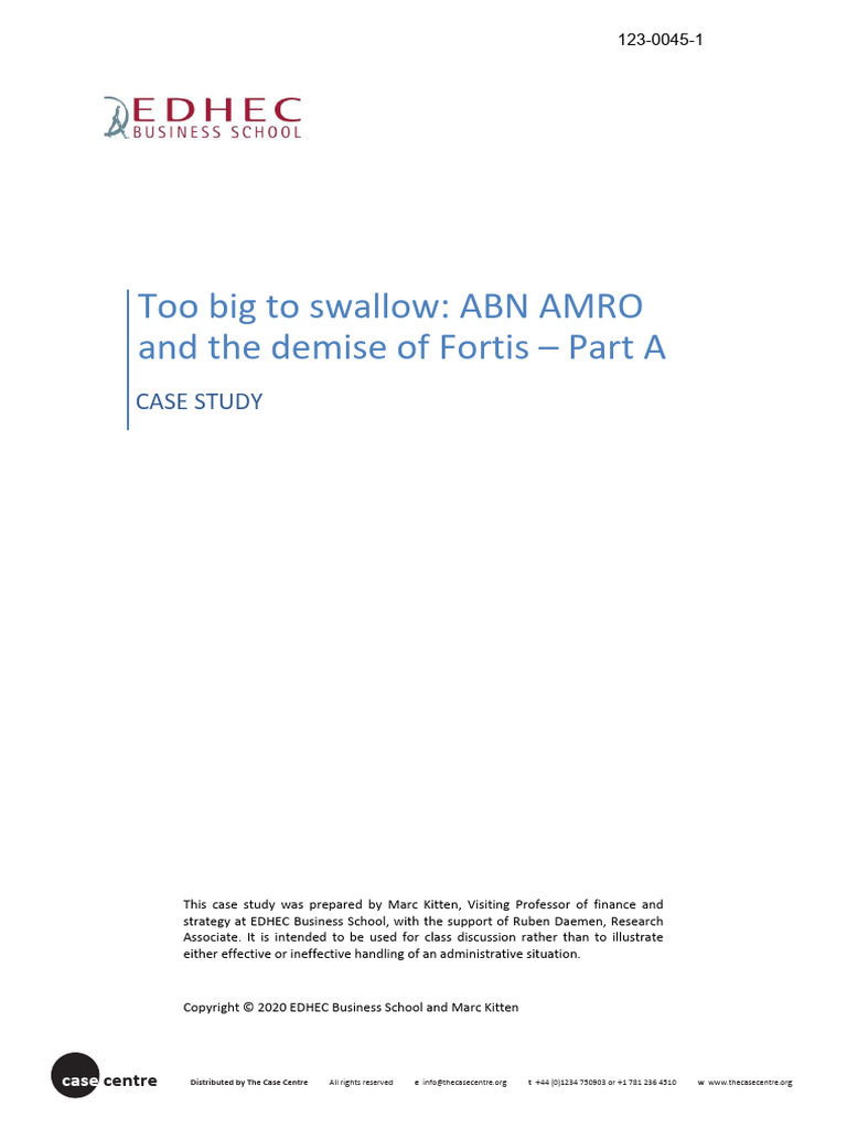 Fortis Case Study | PDF