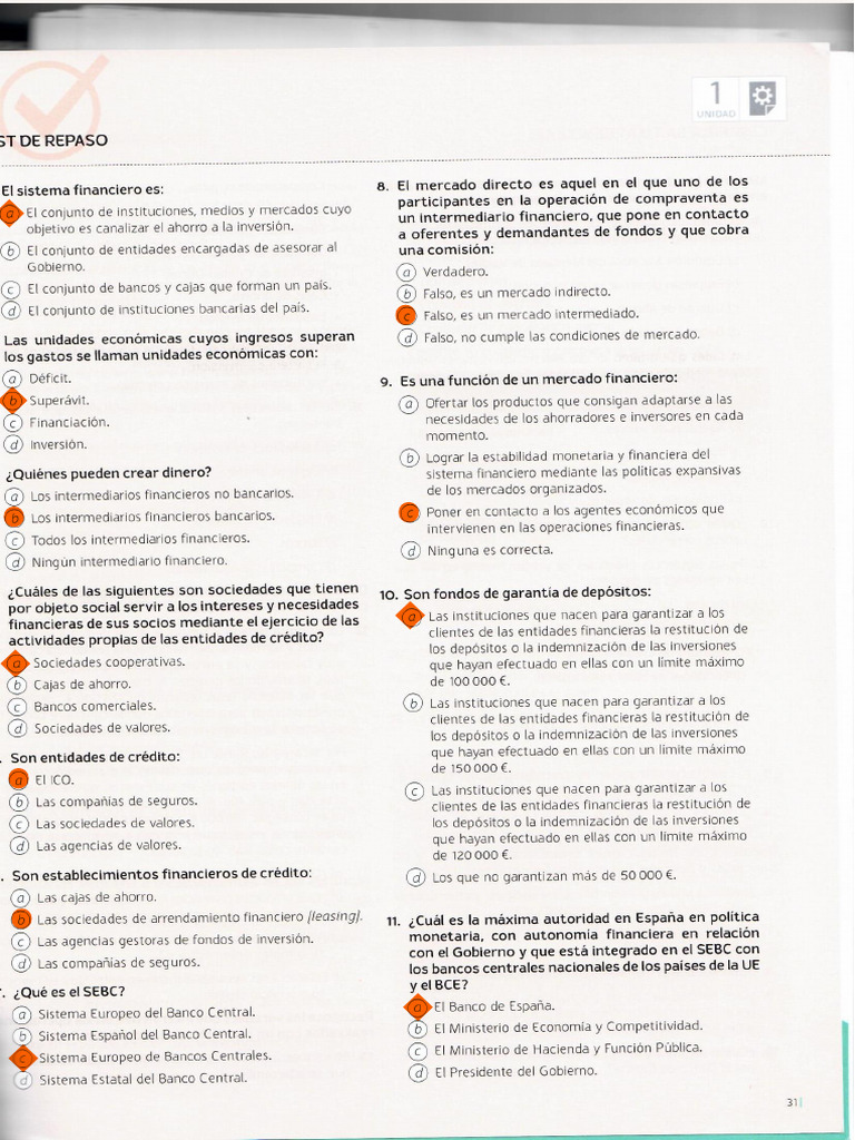 Test Unidad 1 | PDF