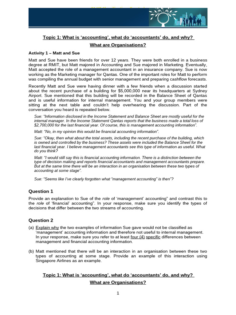 Module 1 - Learning Activities | PDF