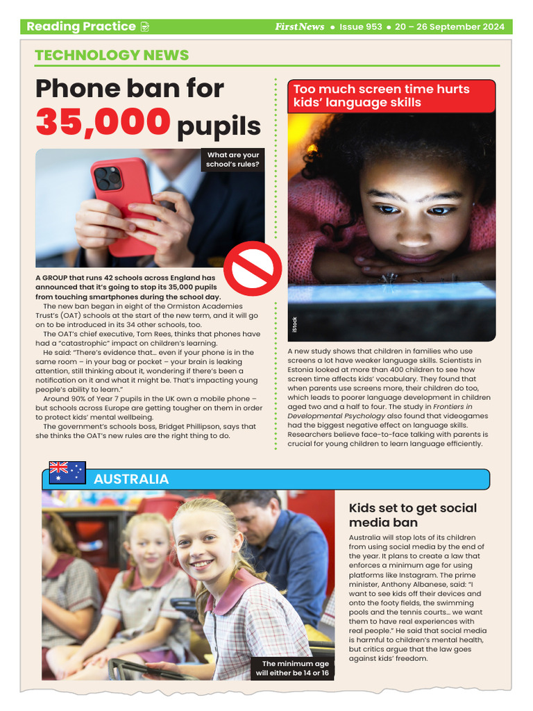 Phone Ban & Tech Hurts Language Skills | PDF