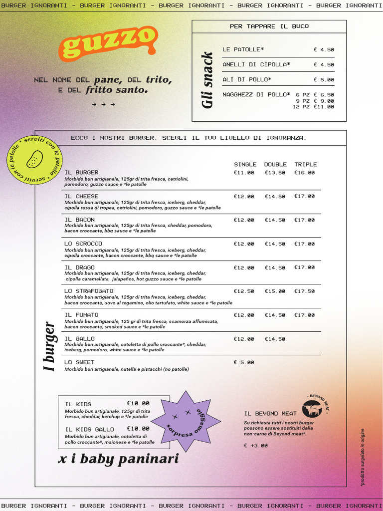 fksYeegxRQ2dDcxFUEmX Menù Guzzo Onepage Compressed | PDF