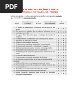 Teste: SRQ 20 - Self Report Questionnaire | PDF