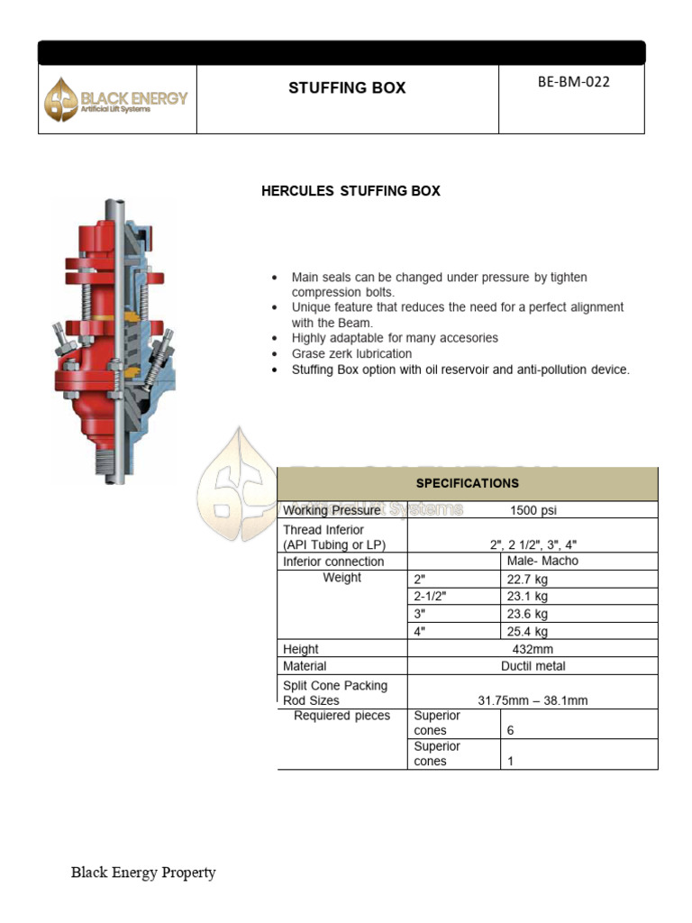 BE-BM-022-STUFFINGBOX | PDF