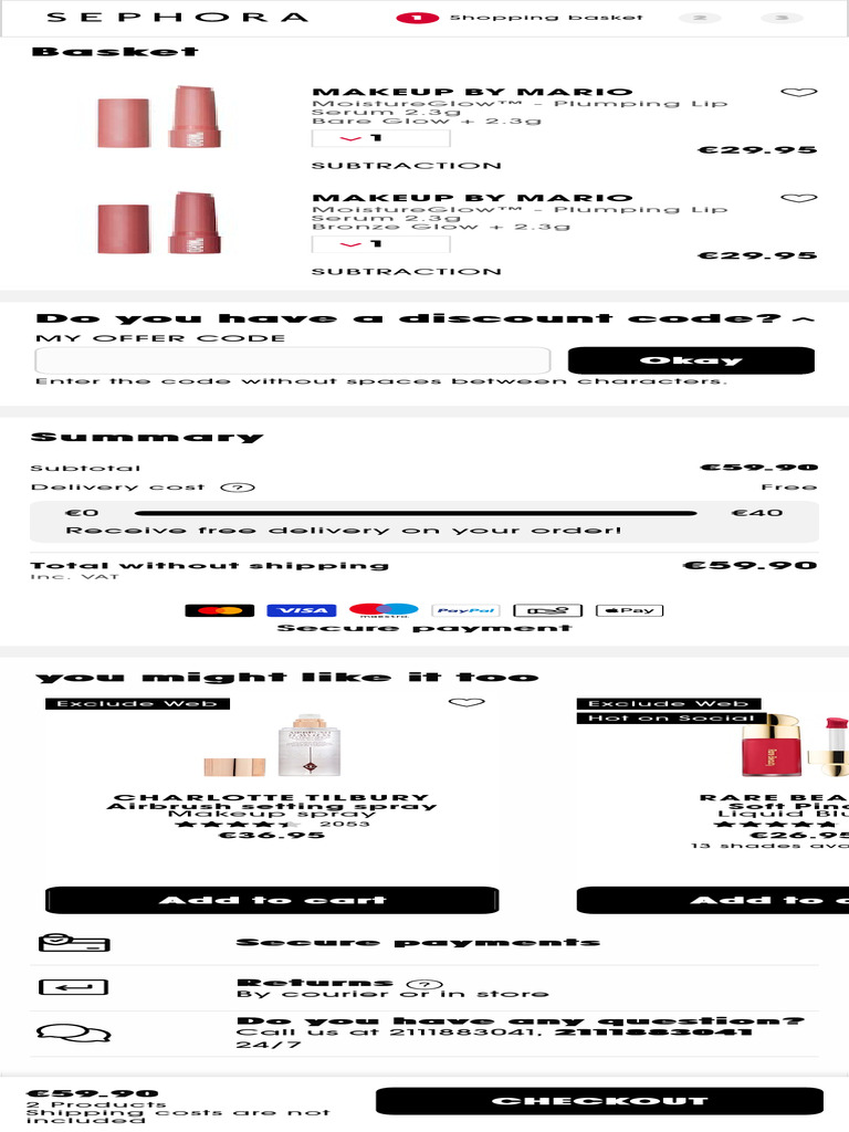 Το καλάθι σας ≡ SEPHORA | PDF