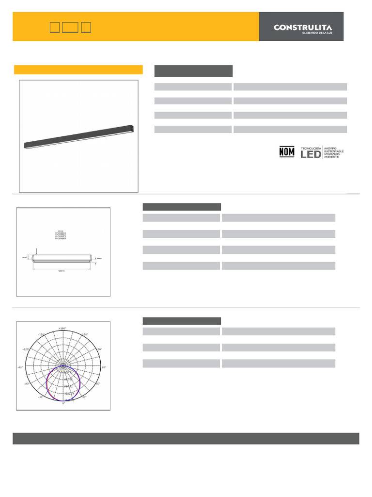Luminaria Vector Of4250nbca | PDF