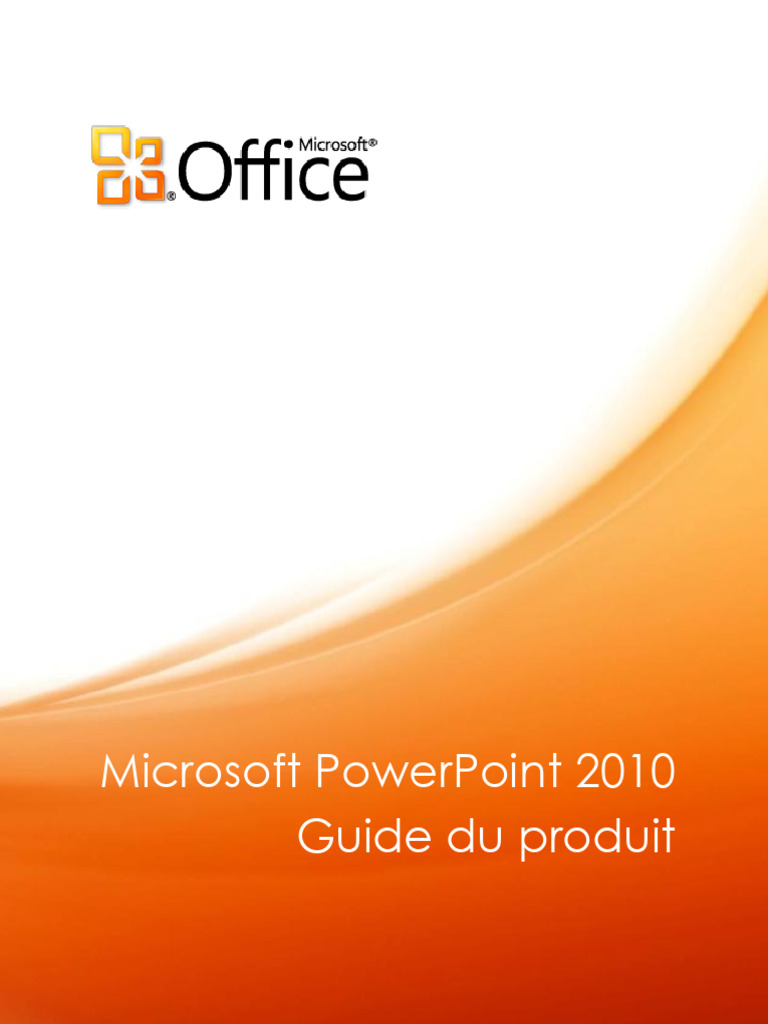 Microsoft PowerPoint 2010 Product Guide | PDF