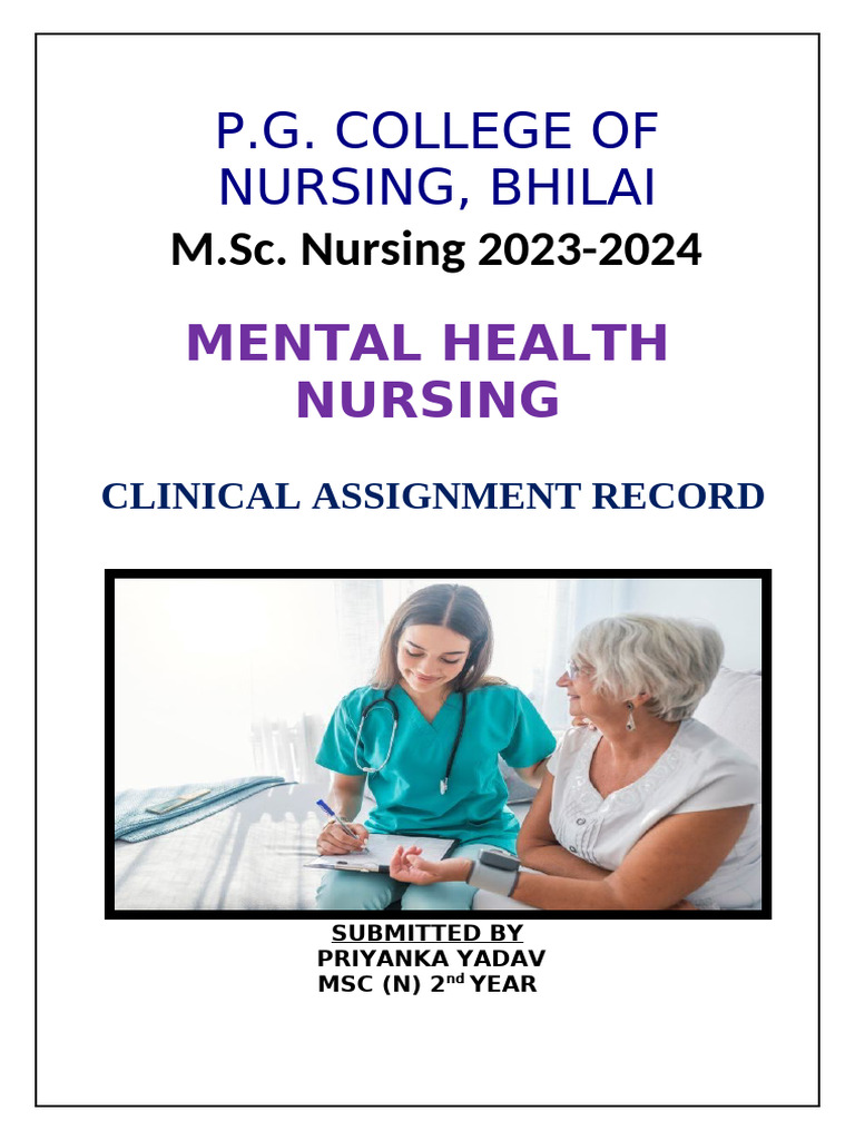 Clinical Assignment Record | PDF