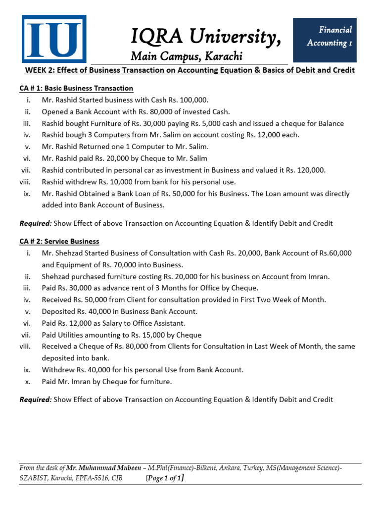 Week 2 Sample Business Transactions1 Pdf 