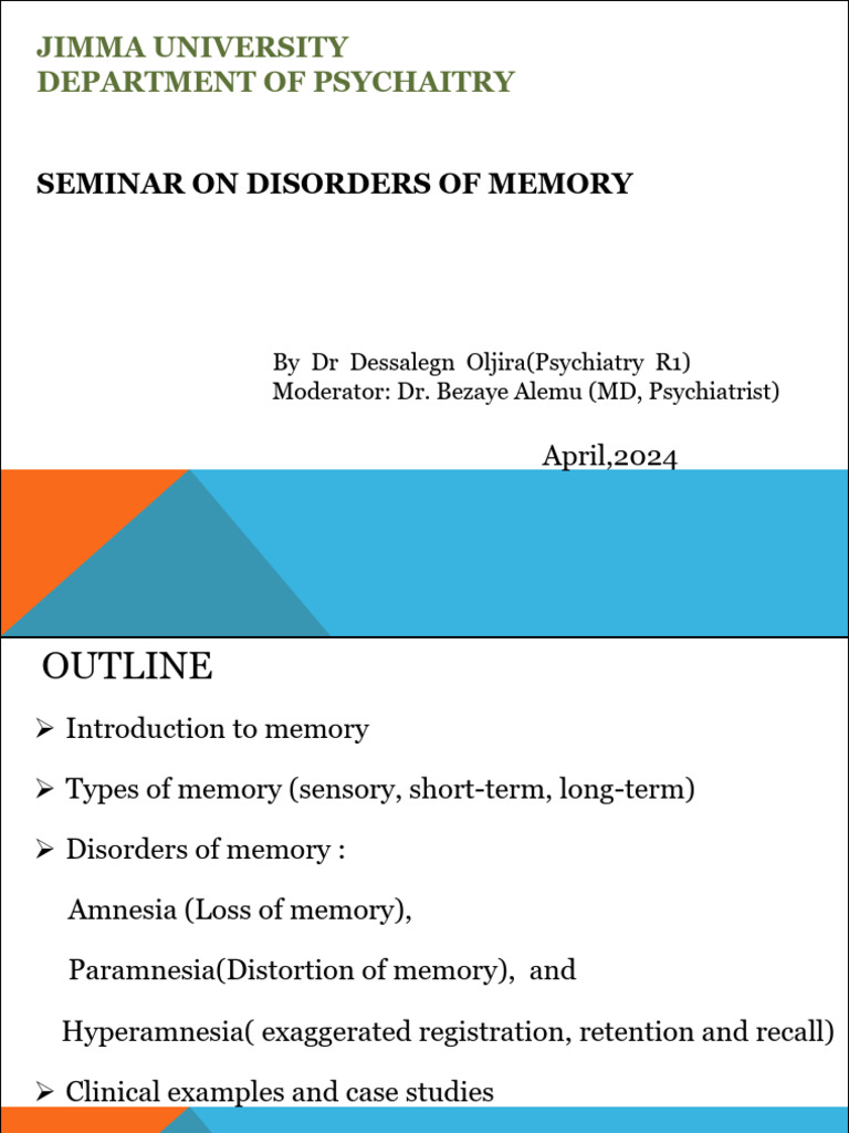 CH 5 Disorders of Memory | PDF