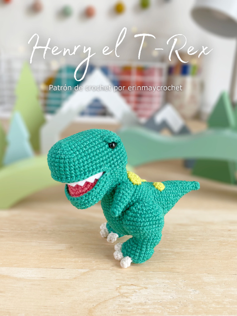 T-Rex Amigurumi Crochet Pattern | PDF | Home & Garden