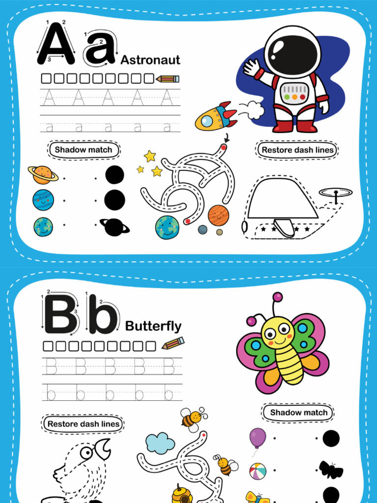 Alphabet-Activity-Pages-For-Kids- | PDF