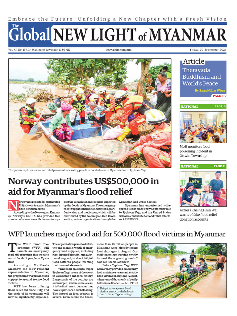 The Global New Light of Myanmar | PDF