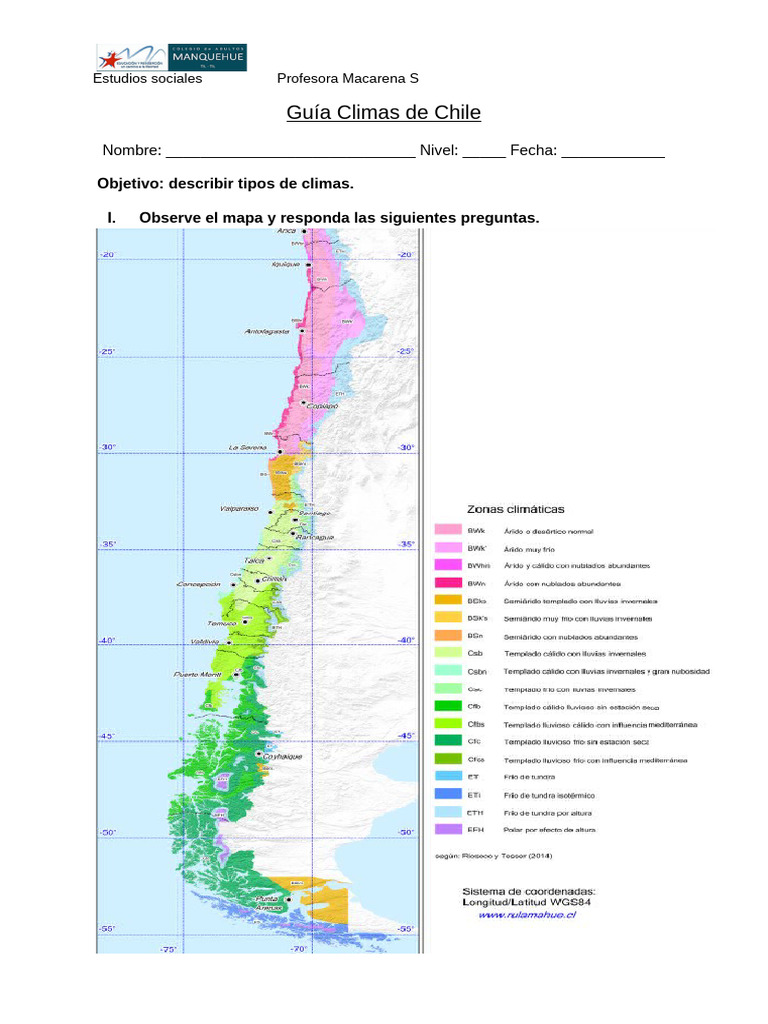 Guía Climas de Chile | PDF