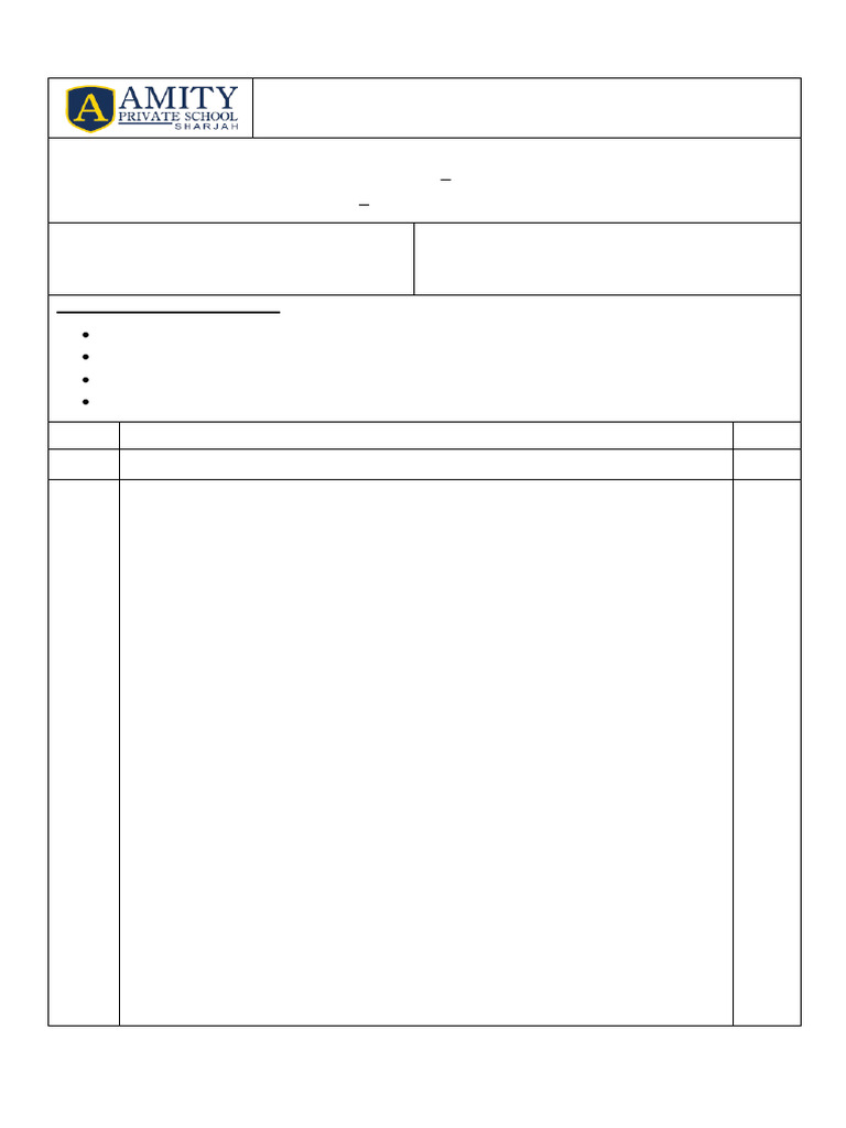 FT - Gr-Vii - Eng Sample QP | PDF