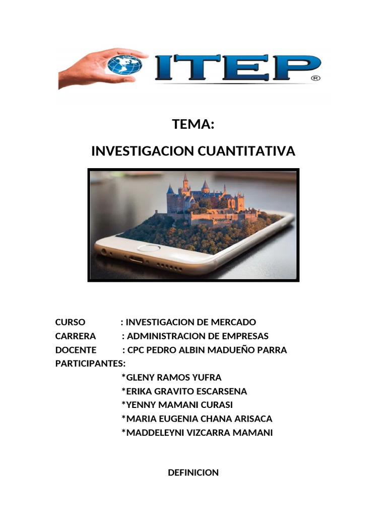 Métodos de Investigación Cuantitativa | PDF | Experimentar | Muestreo (Estadísticas)