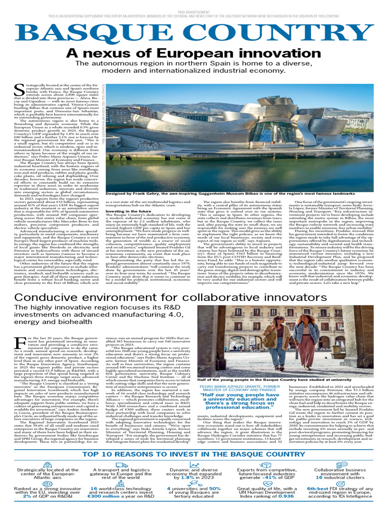 BasqueCountry Report 2024 | PDF | Basque Country (Autonomous Community) | Port