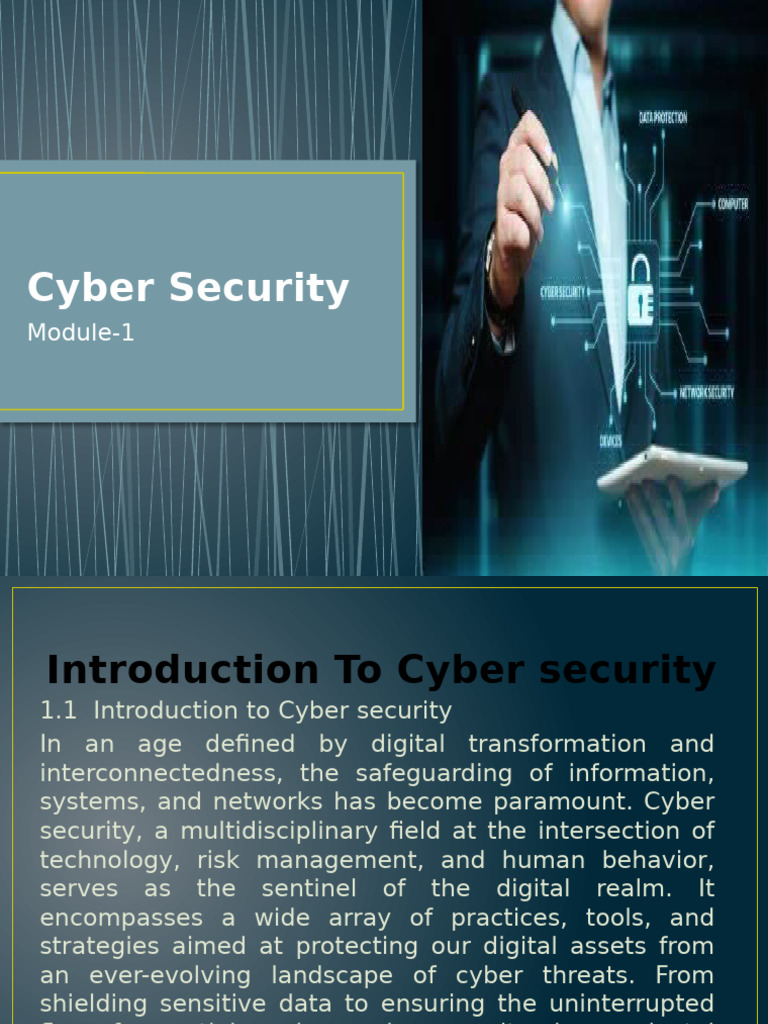 Cyber Security Module 01 Full Notes | PDF