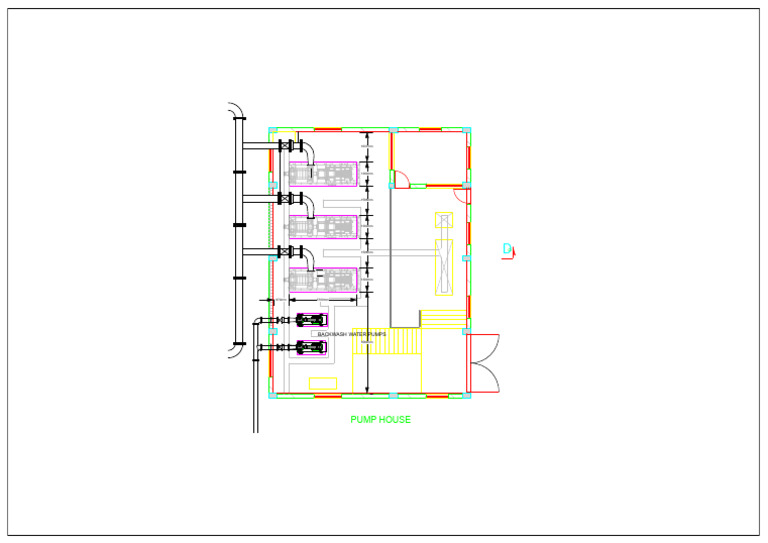 Treated Water Pumps Plinth Layout | PDF