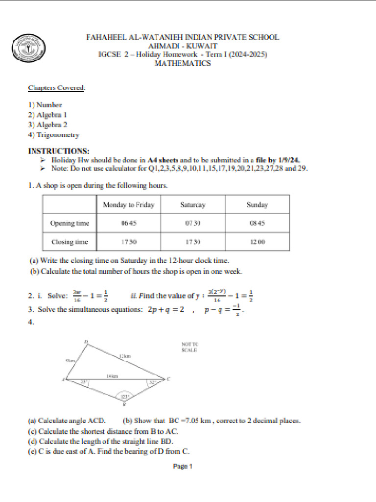 Math Assignment | PDF