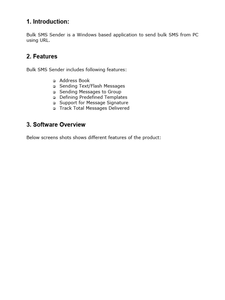 Bulk Sms Machine | PDF