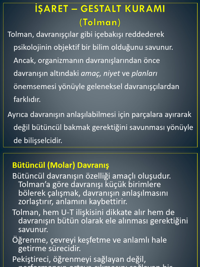 7 Isaret Gestalt Bilgiyiisleme | PDF