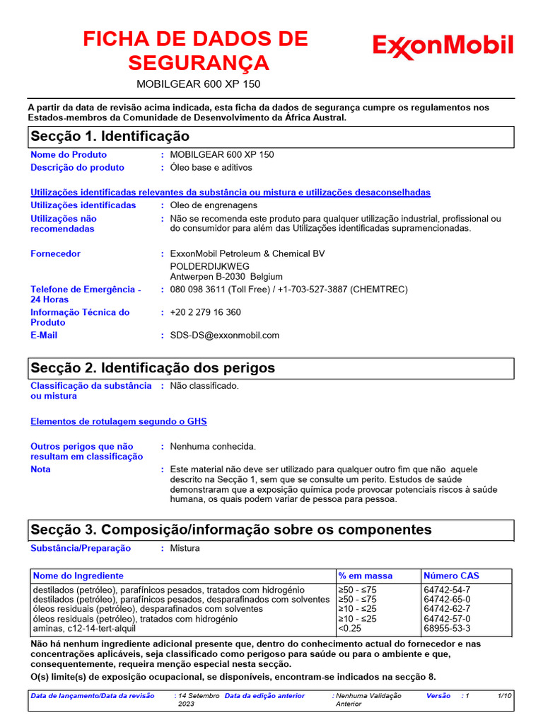 Mobilgear 600 XP 150 | PDF