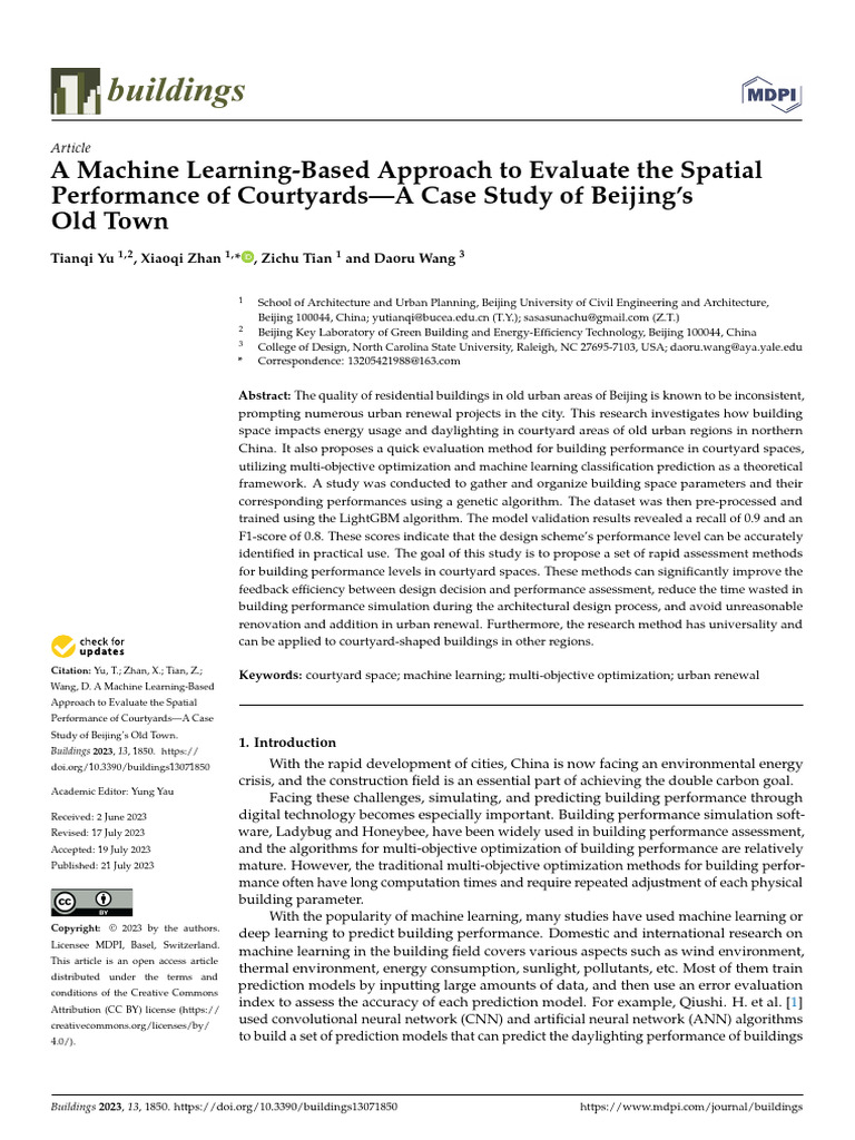 A Machine Learning-Based Approach to Evaluate the | PDF A Machine Learning-Based Approach to Evaluate the | PDF