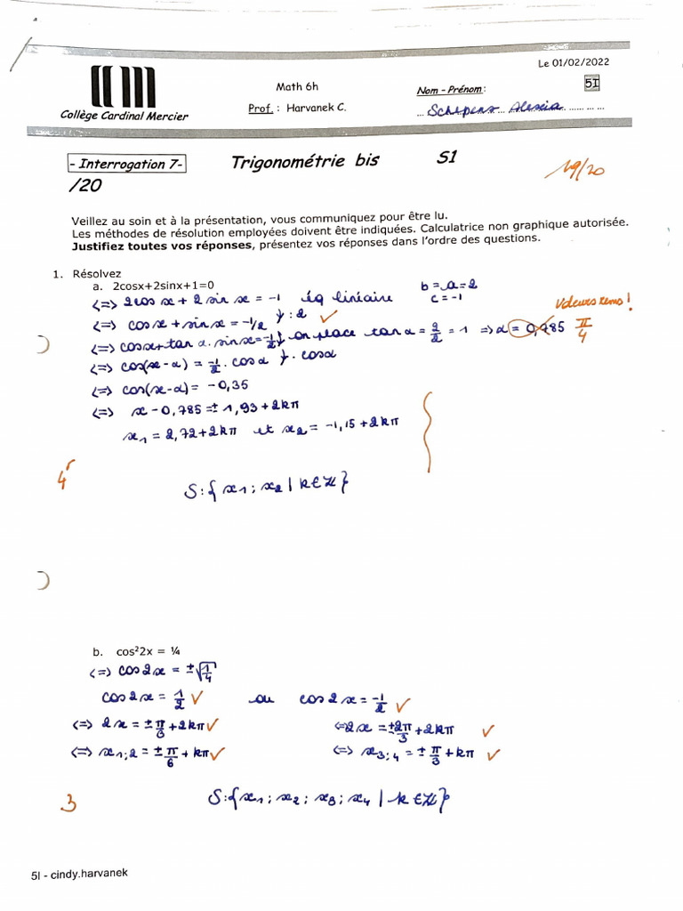 5I MATH Test7 | PDF