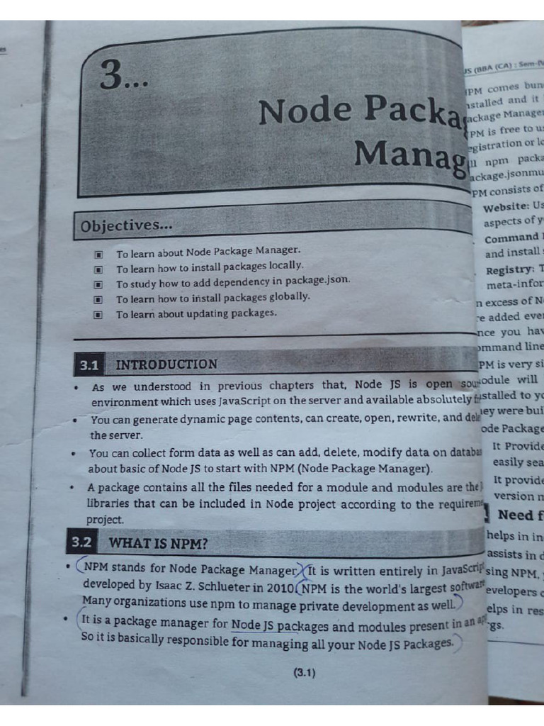 Node 3rd Lesson | PDF