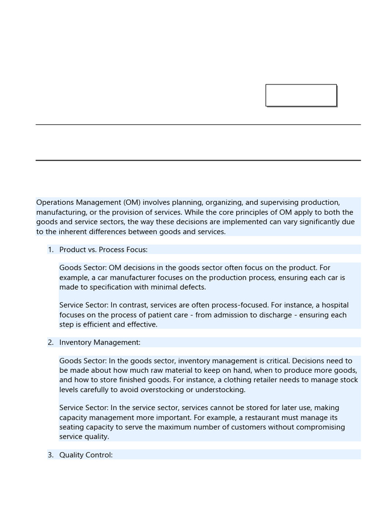 Om - Mba Zg526 Ec-2r Second Sem 2022-2023 Revised Paper | PDF