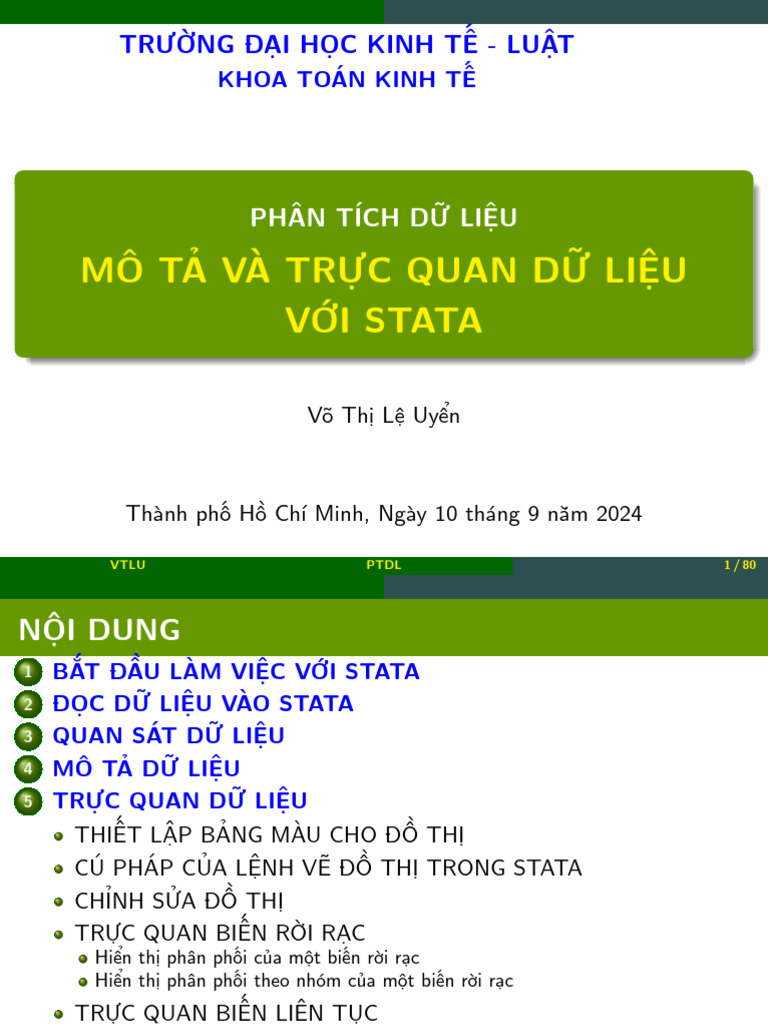 2.mo Ta Va Truc Quan Du Lieu Voi Stata | PDF