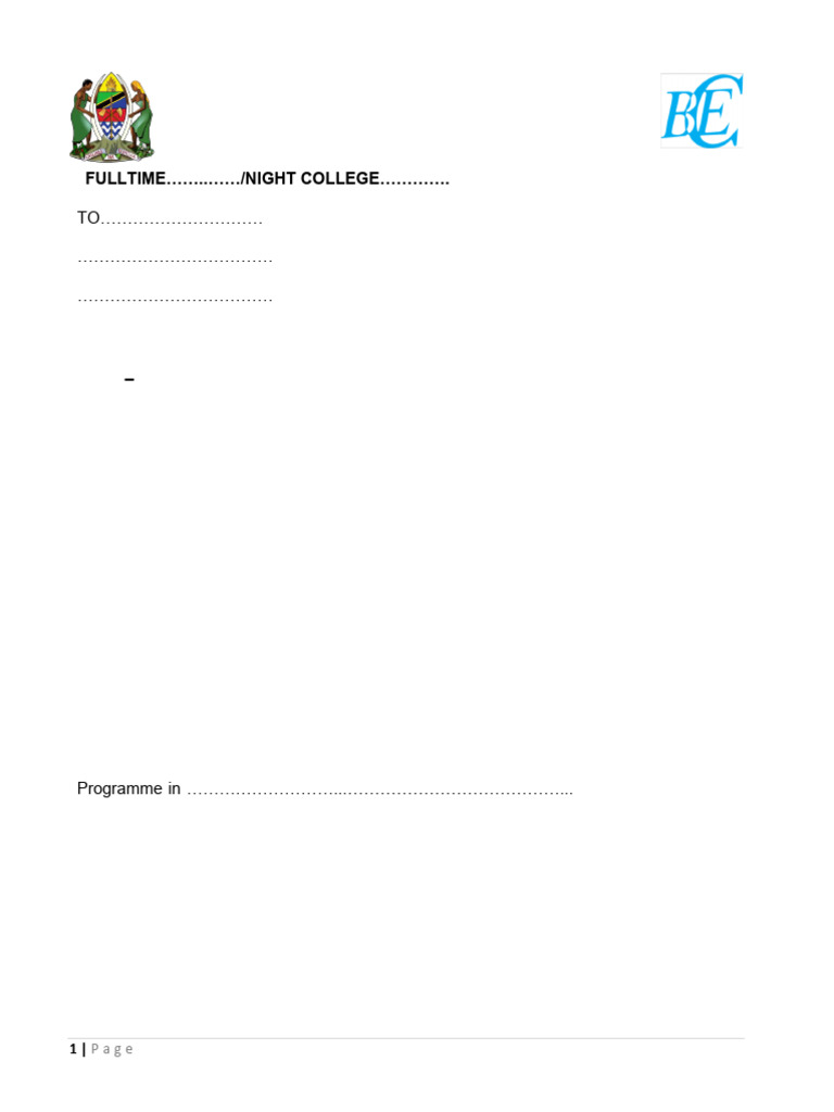 Bachelor Joining Instructions 2023-2024 Academic Year | PDF