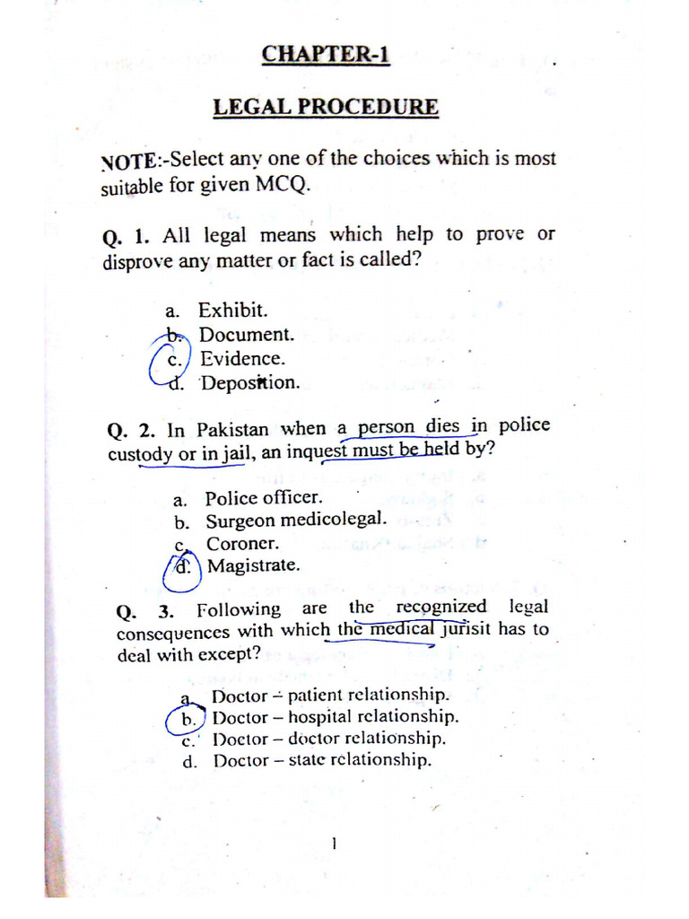 Forensic MCQs-1.PDF · Version 1 | PDF
