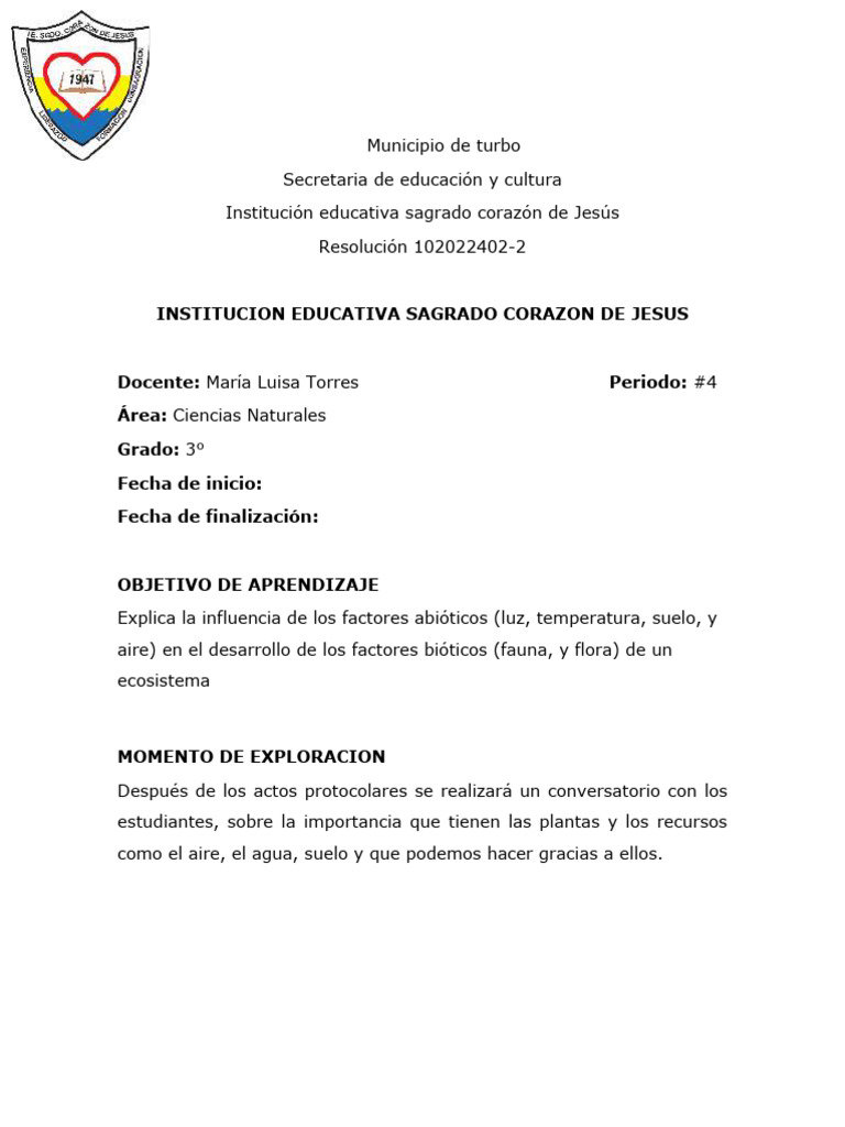 CIENCIAS NATURALES GRADO 3 Cuarto PERIODO | PDF