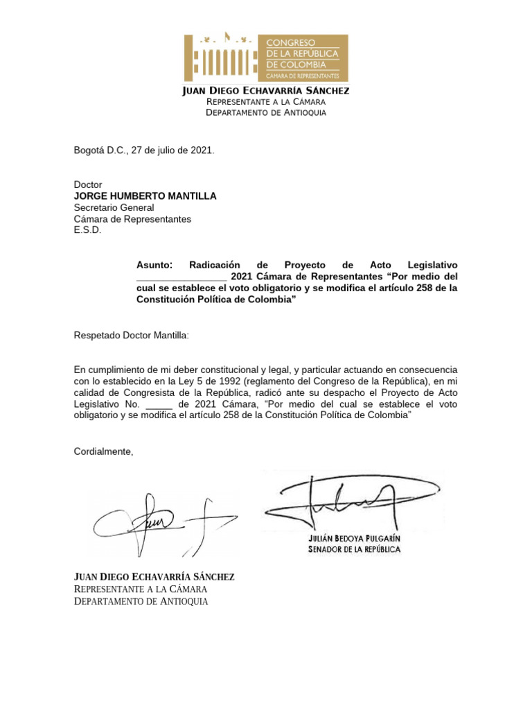 P.a.l.144-2021c (Voto Obligatorio) | PDF