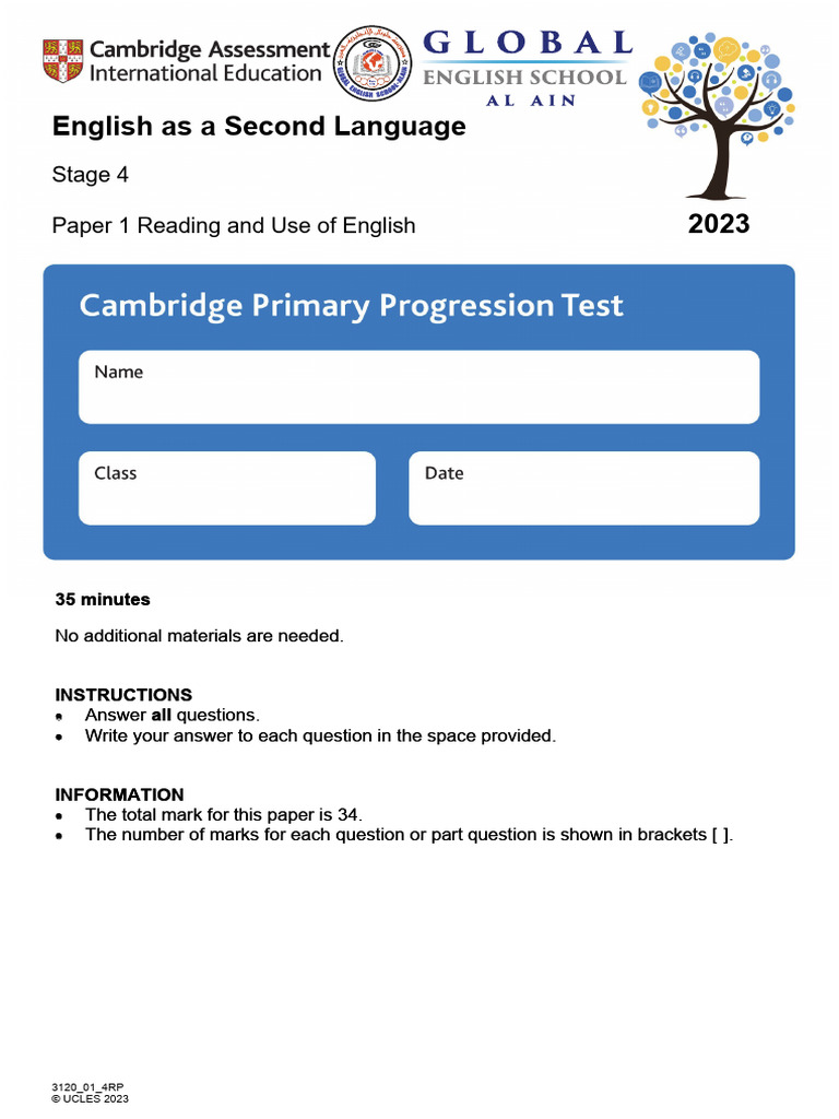 ESL Paper 1_2023 2 | PDF