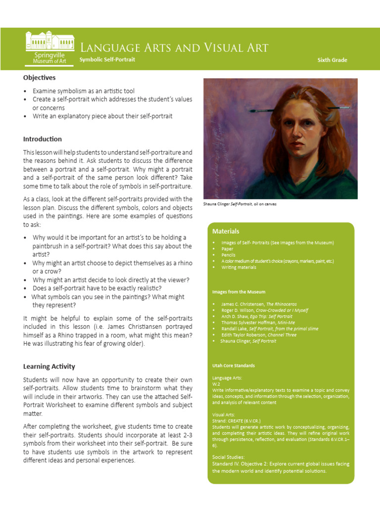 LA Symbolic Self Portrait | PDF