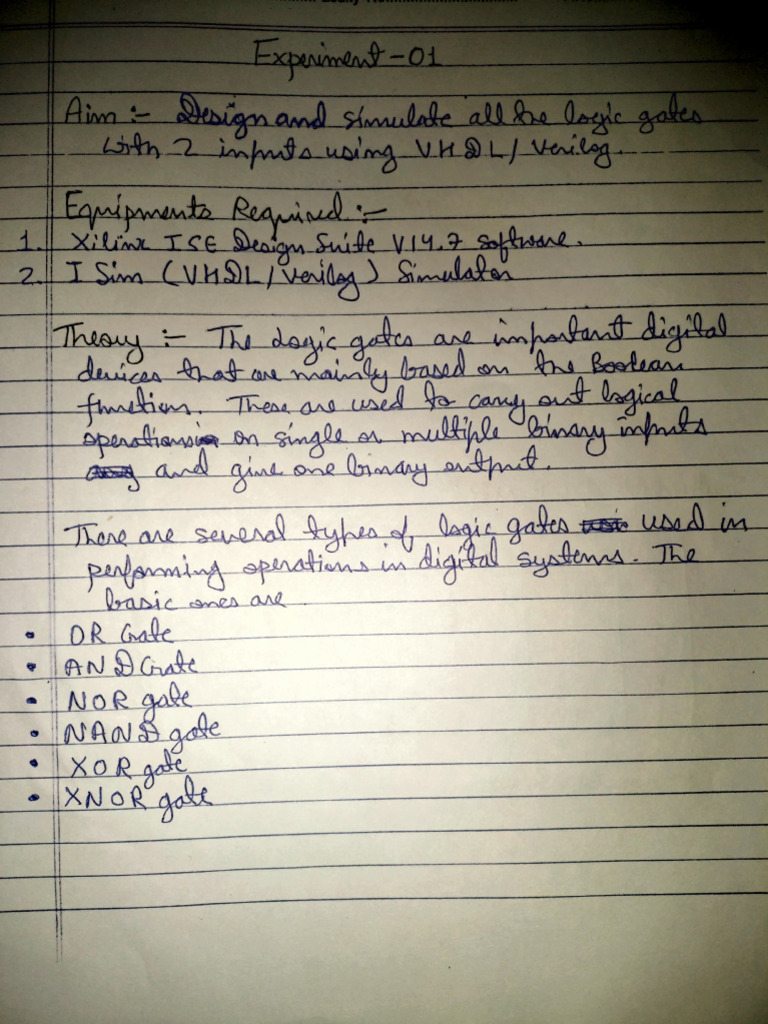 Vlsi Lab File | PDF