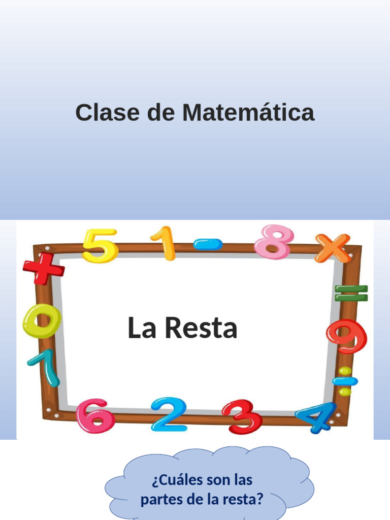 PPT CLASE RESTAS | PDF