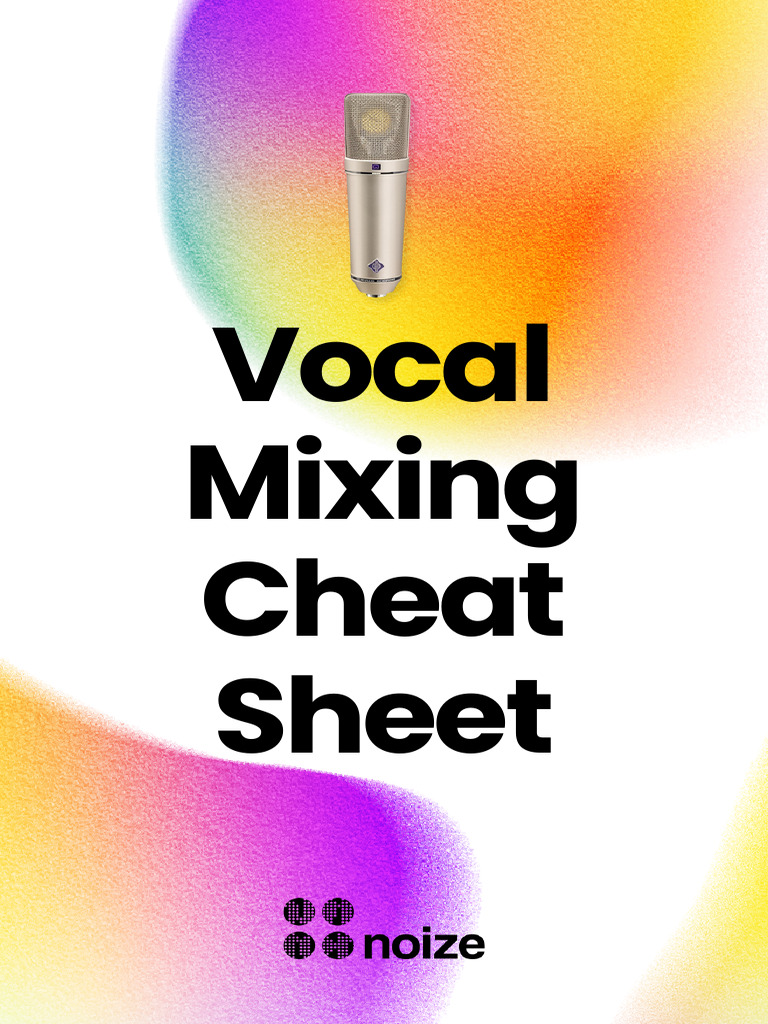 Vocal Mixing Cheat Sheet | PDF