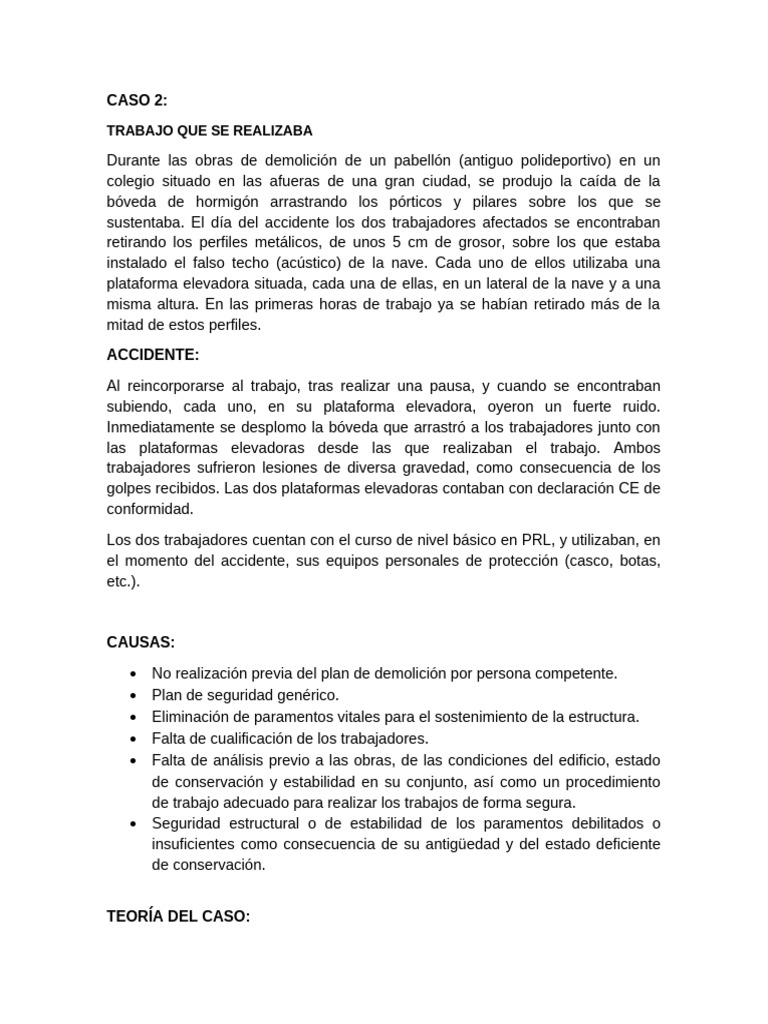 CASO 2 | PDF