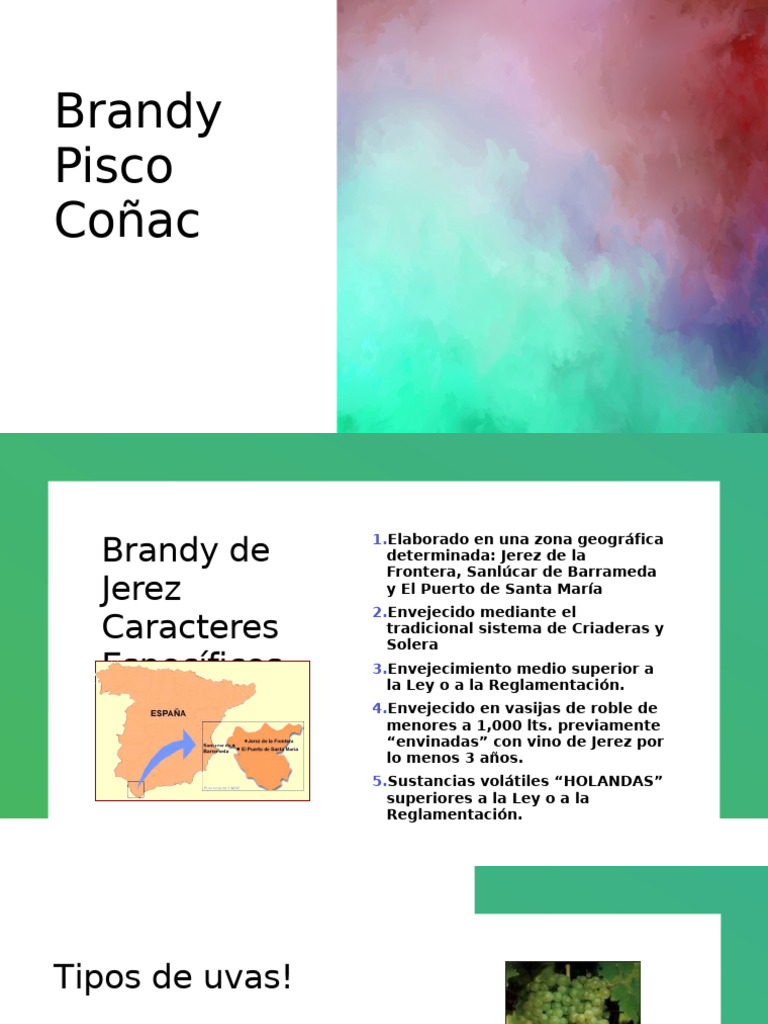 Tipos de Brandy y Coñac | PDF | brandy | Vino