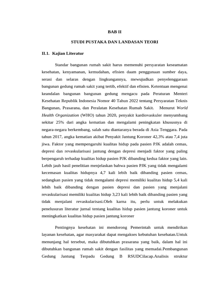 Bab II Studi Pustaka Dan Landasan Teori | PDF
