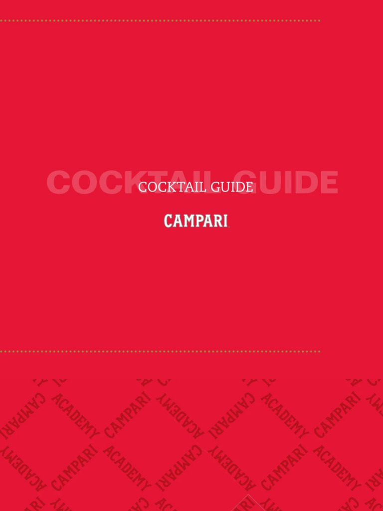 Campari Cocktail Guide | PDF